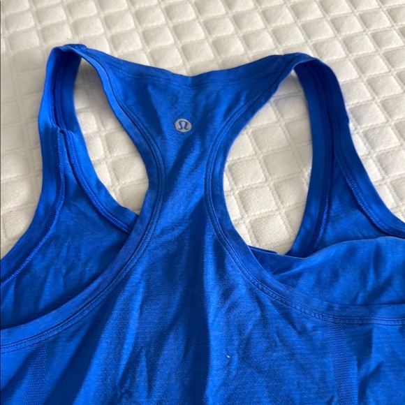 lululemon athletica | Tops | Lululemon Athletica Bright Blue Racerback ...